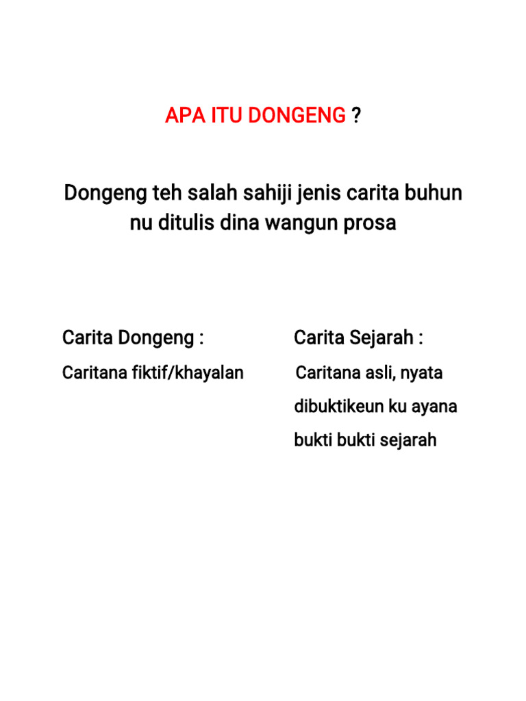 Apa Itu Dongeng-Wps Office | PDF