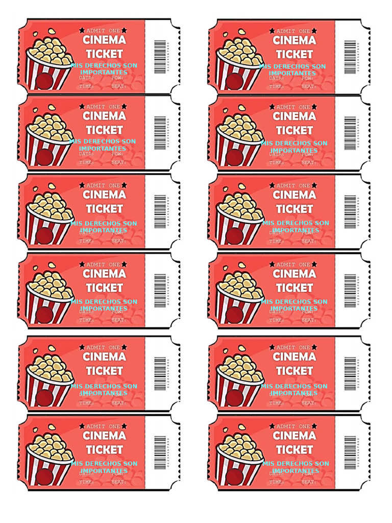 Entradas de Cine | PDF