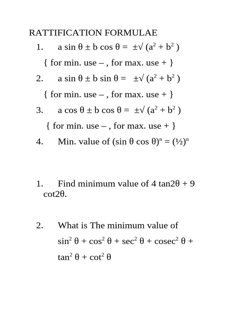 Trigonometry Problems | PDF