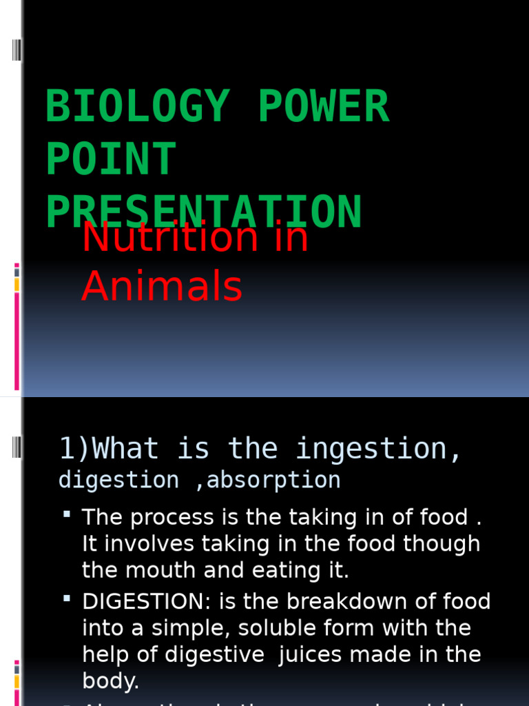 Biology Power Point Presentation 713 | PDF