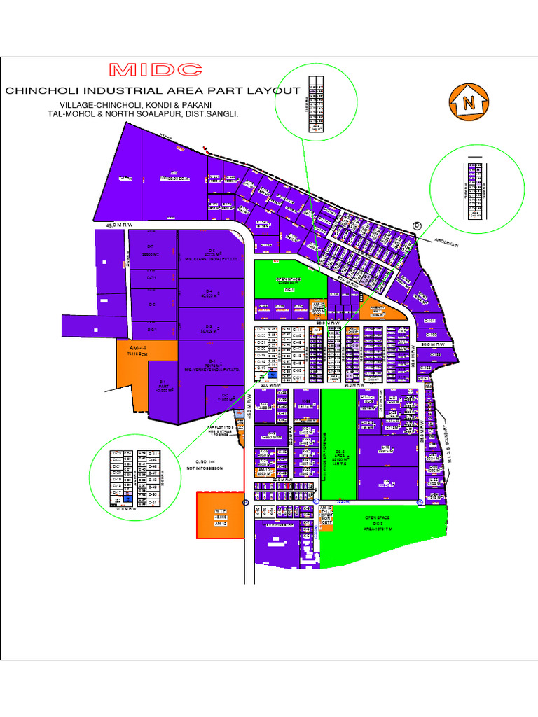 Chincholi Industrial Area Layout Plan | PDF