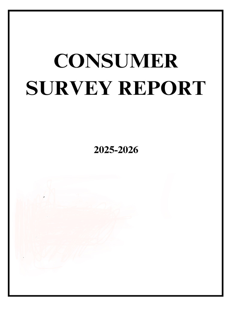 Consumer Survey On E-Commerce | PDF | Online Shopping | Consumer Behaviour