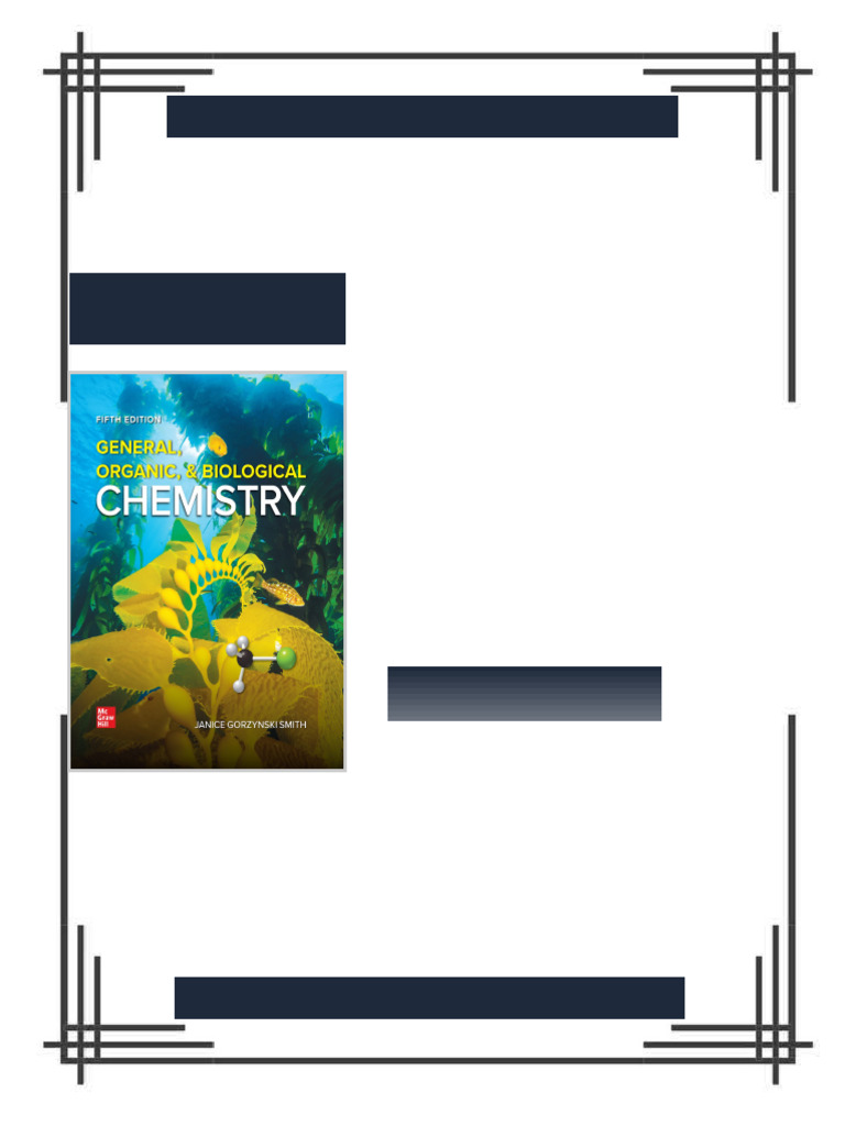 General, Organic, & Biological Chemistry 5th Edition Janice Gorzynski Smith Academic File ...
