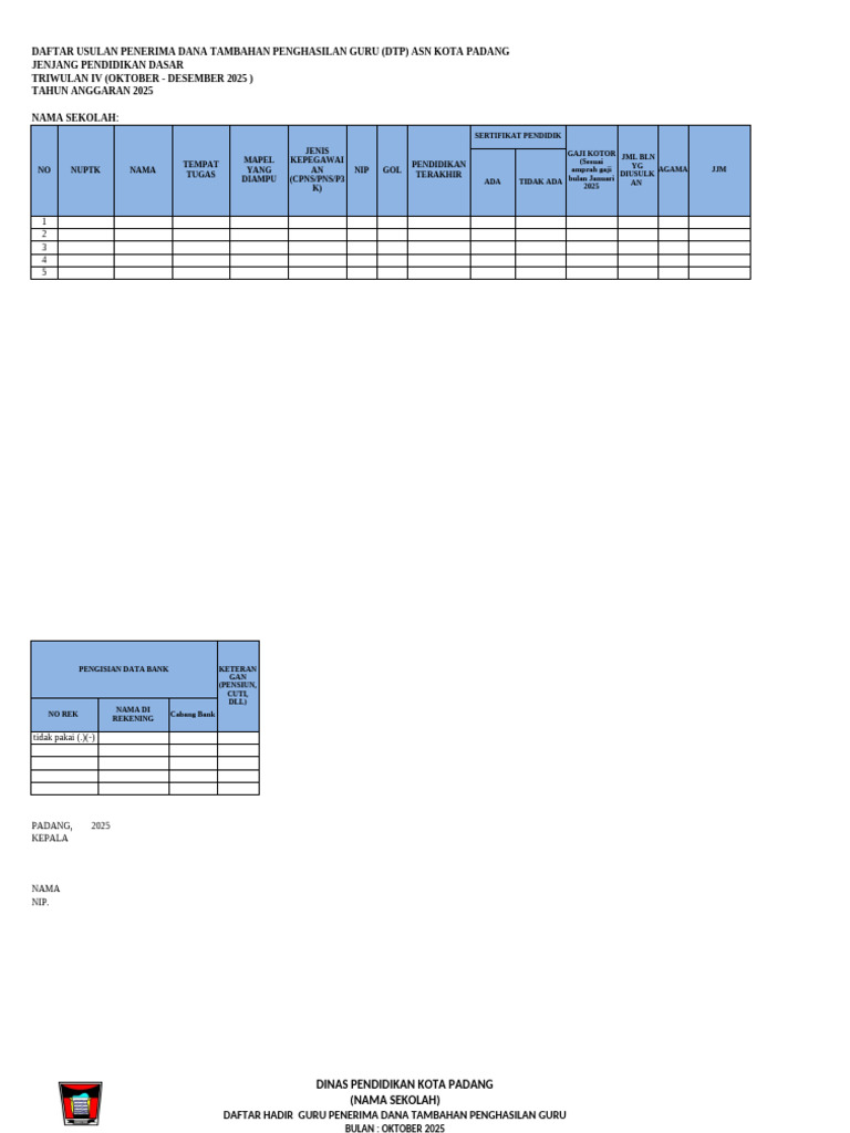 Format Du Dan DH TW 4 DTP | PDF