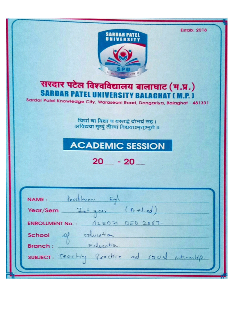 D.eled 1st Year 4th Practical | PDF