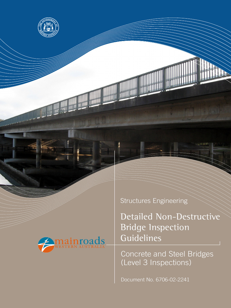 Non-Destructive Bridge Inspection Guidelines | PDF | Corrosion | Concrete