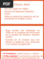 Uso de la Escala RASS en Sedación | PDF | Medicina CLINICA