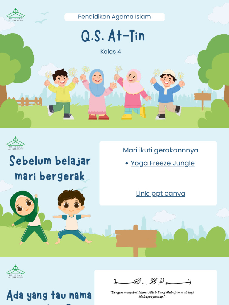 PAI Kelas 4 Q.S. at-Tin (1) | PDF