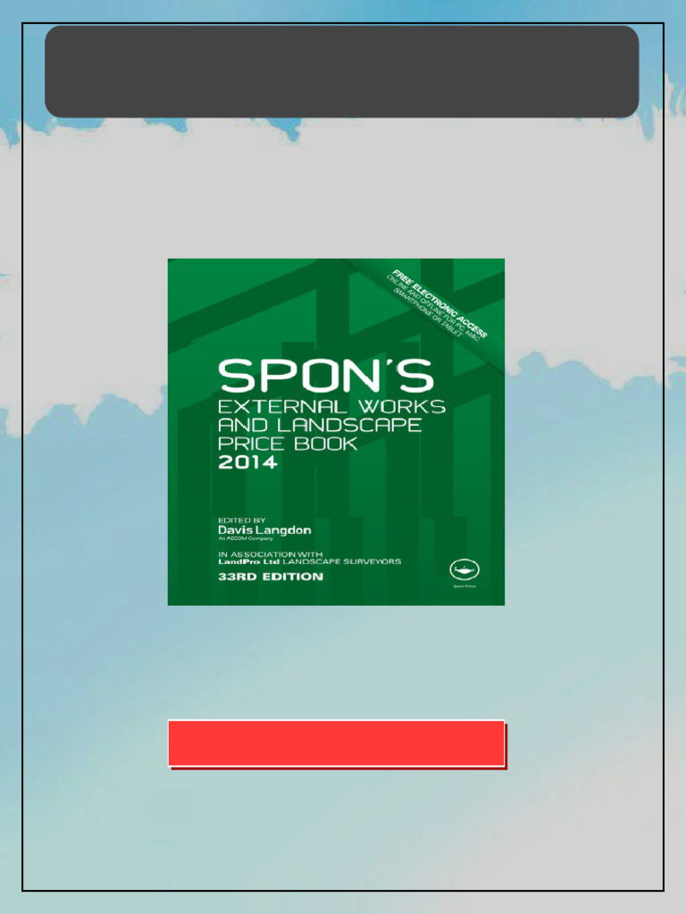 Spon s external works and landscape price book 2014 33rd ed Edition ...