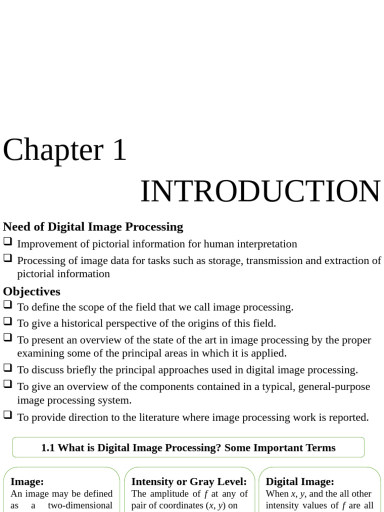 Introduction to Digital Image Processing | PDF | Digital Image ...