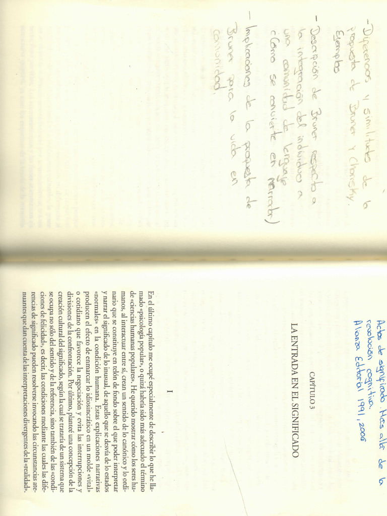 BRUNER La Entrada Al Significado | PDF