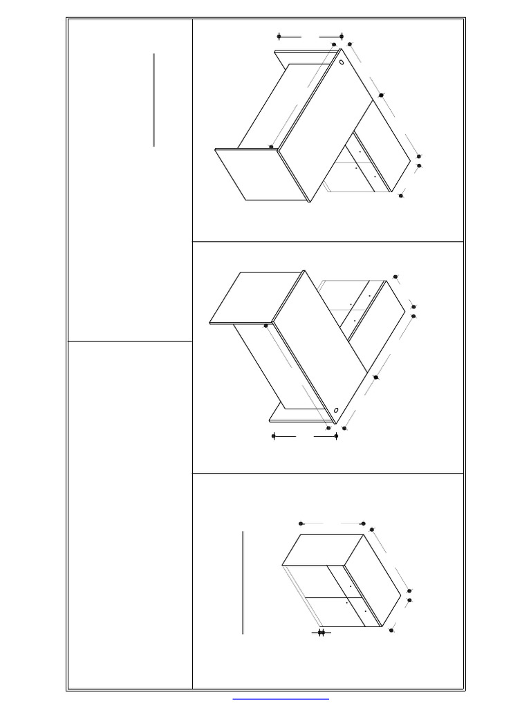 Cabin Tables - Shop Drawing | PDF