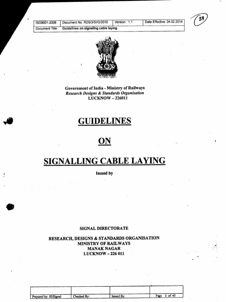 1708674515661-RDSO Guidelines On Signalling Cable Laying 04-02-14 | PDF ...