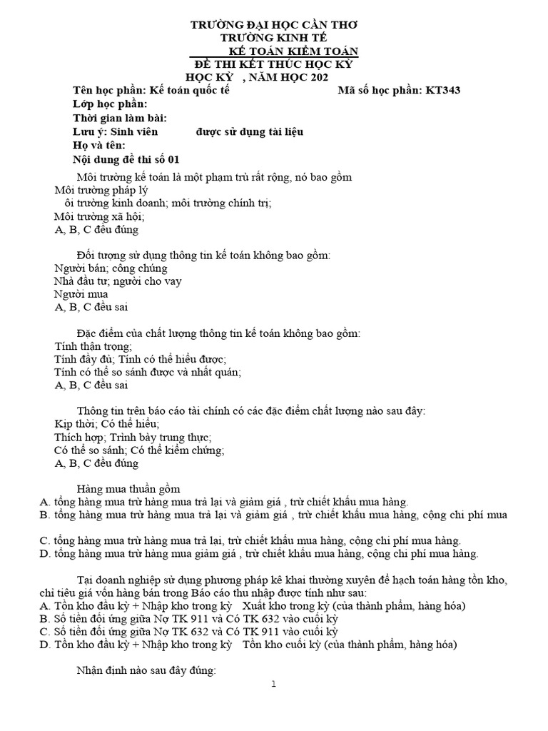 ĐỀ 01 343 HK 3 24 25 | PDF