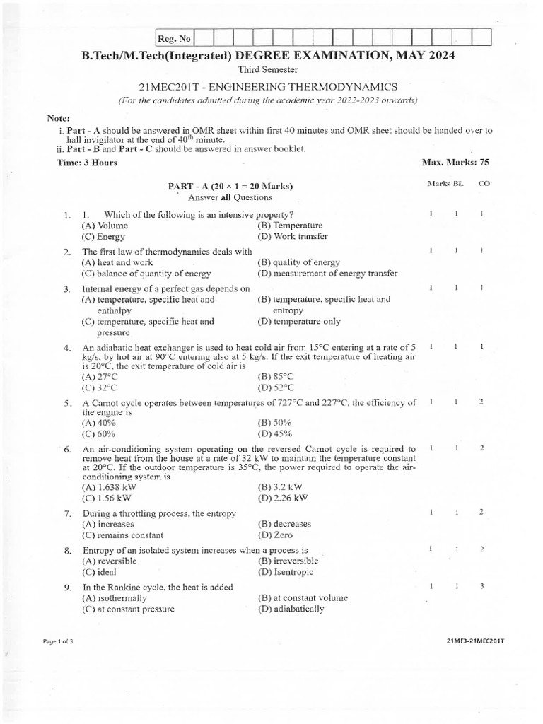 21MEC201T PYQ 4 | PDF