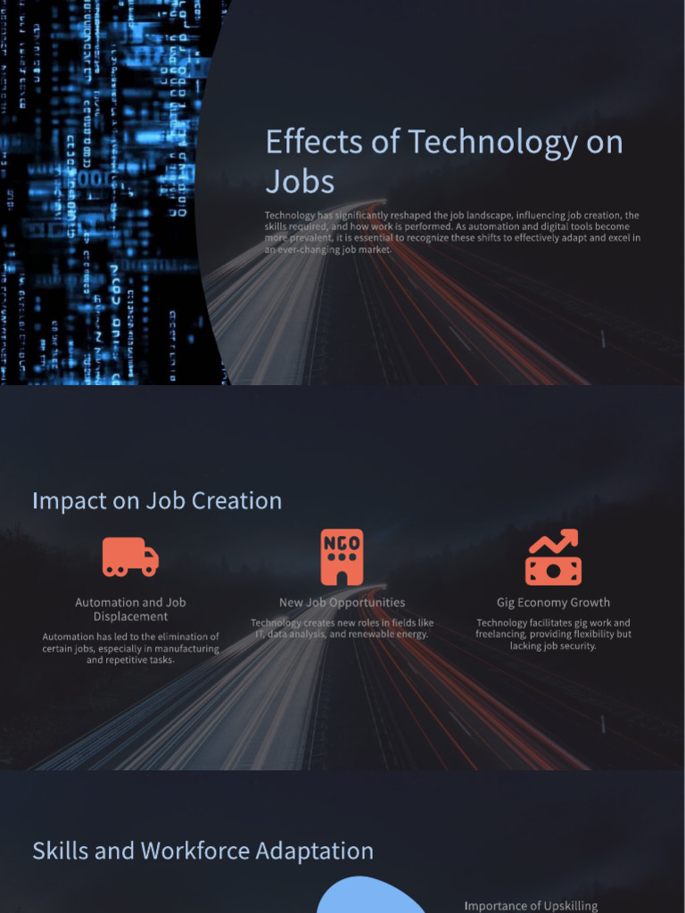 Effects of Technology On Jobs | PDF | Corporate Social Responsibility ...