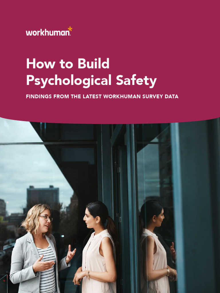 How To Build Psychological Safety | PDF | Occupational Burnout | Social ...