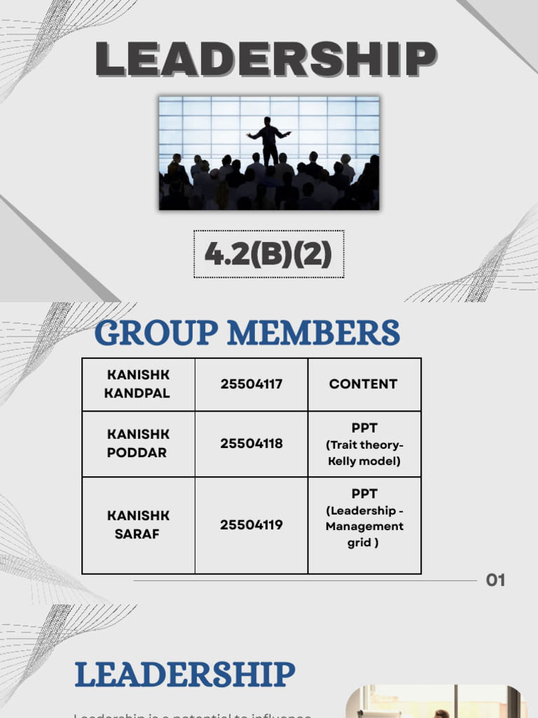 4.2 (B) Leadership and Followership | PDF | Leadership ...