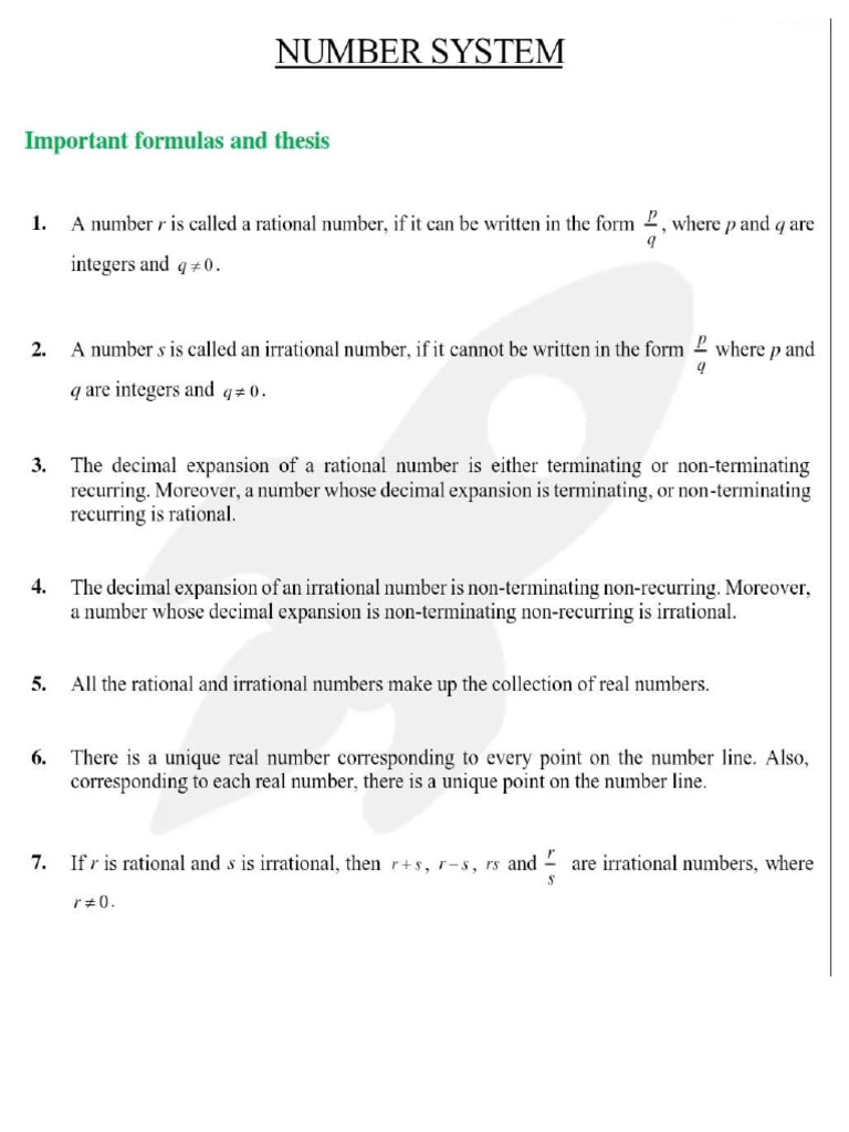 Ix Math Formulas | PDF