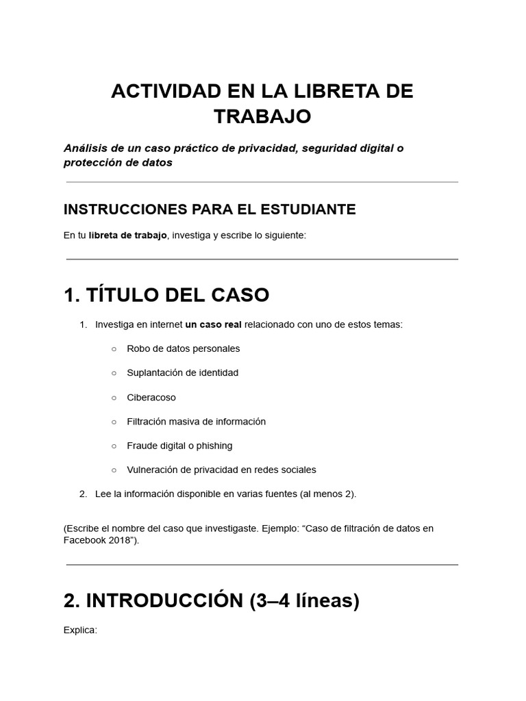 Análisis de Un Caso Práctico | PDF