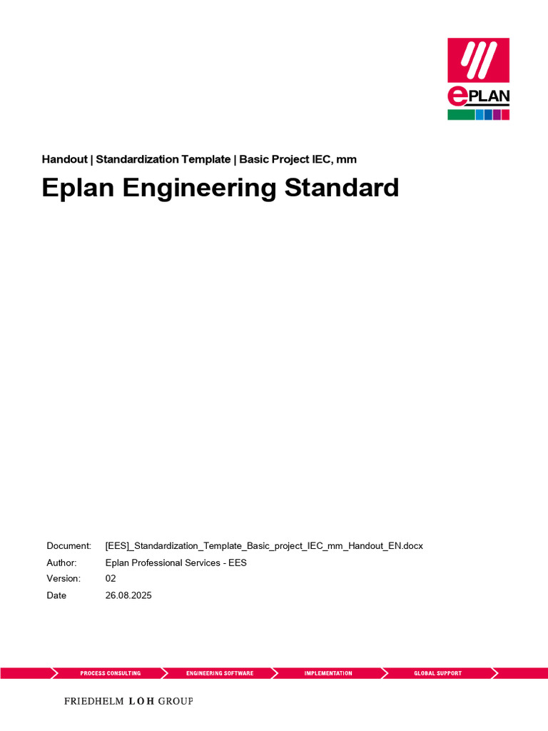 (EES) Standardization Template Basic Project IEC MM Handout en | PDF ...