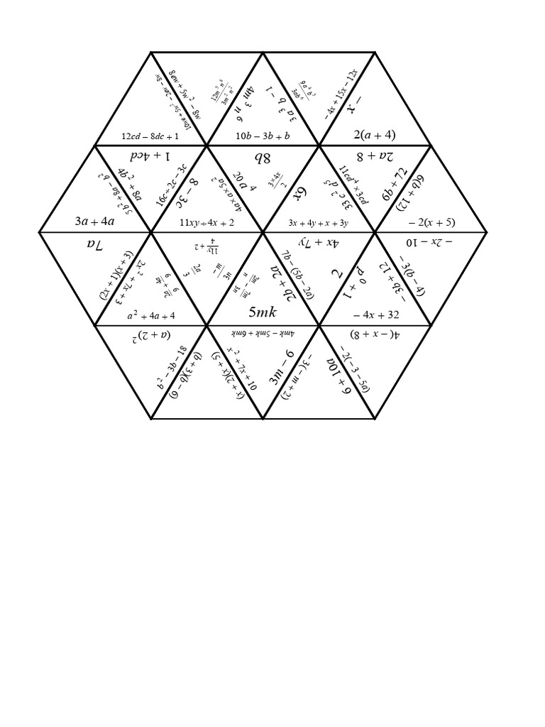 Tarsia Algebra | PDF