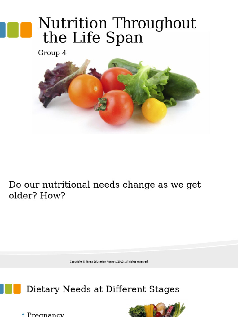 Nutritional Needs Across Life Stages | PDF | Breastfeeding | Pregnancy