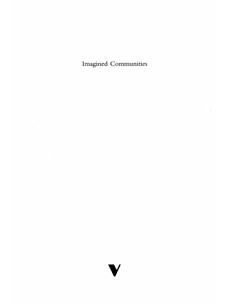 Benedict Anderson - Imagined Communities_ Reflections on the Origin and ...