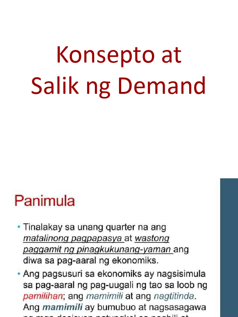 Demand | PDF