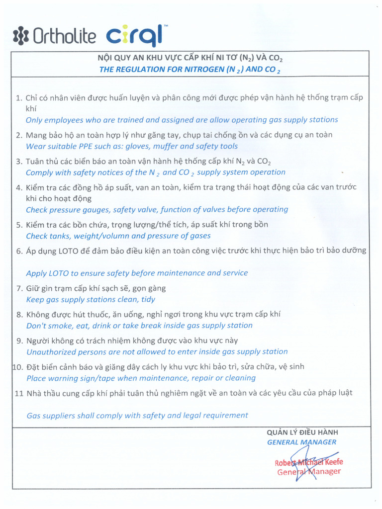 Safety Regulation For Gas Supply Station | PDF