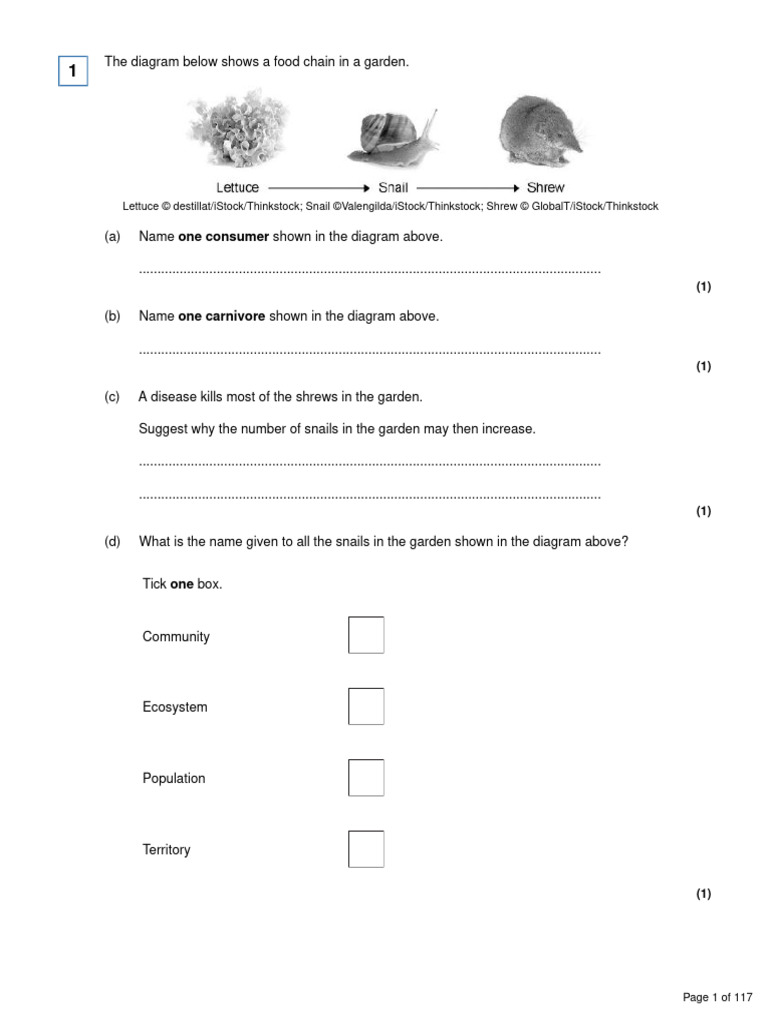 Adaptations Interdependence and Competition 1 QP | PDF | Algae | Water