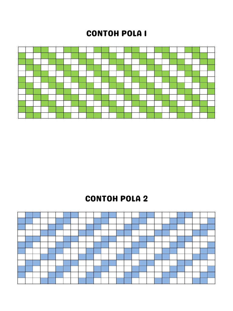 Pola Anyaman Kertas | PDF