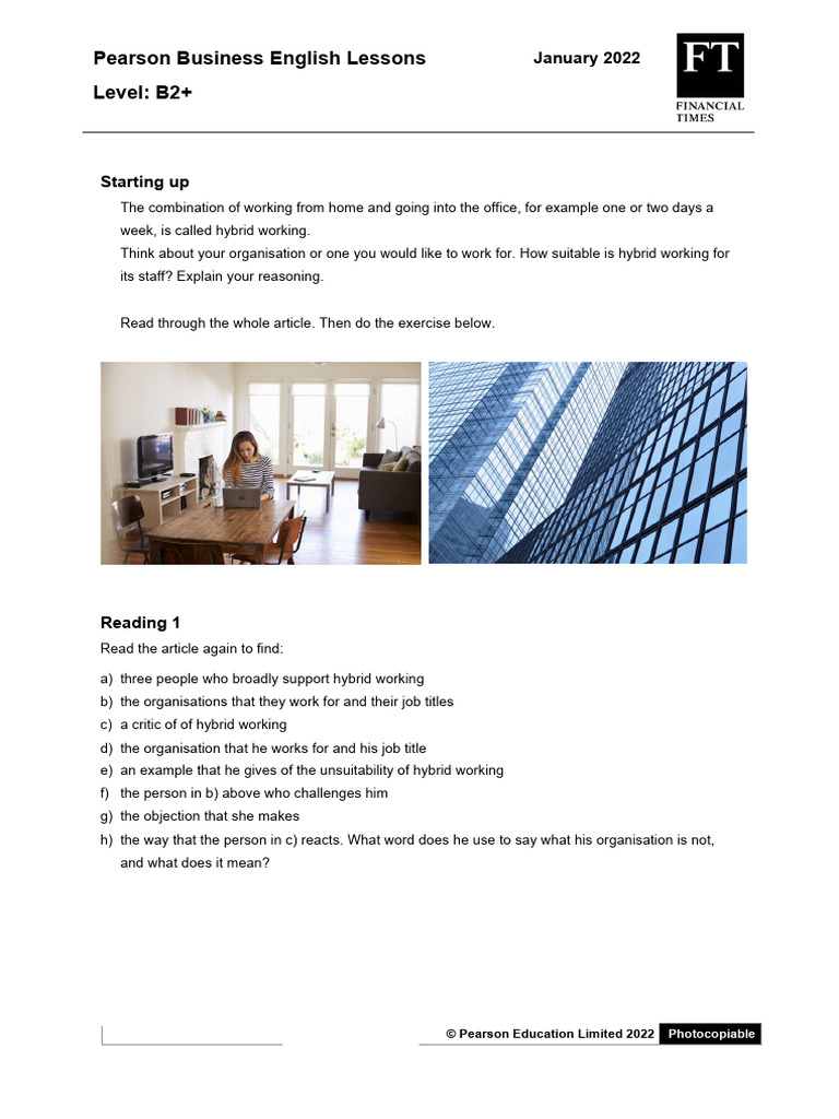 Business_English_Premier_Lesson_B2P_Jan_2022 | PDF | Financial Times ...