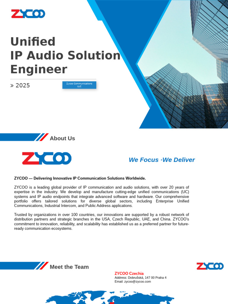 Zycoo Unified IP Audio Solutions Guide | PDF | Session Initiation ...