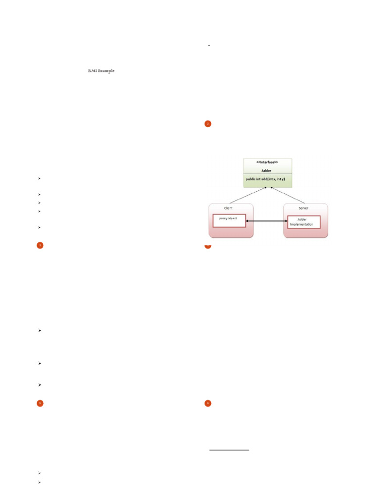 Rmi | PDF | Interface (Computing) | Method (Computer Programming)
