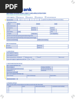 I&M Bank Account Opening Application | PDF | Identity Document | Debit Card