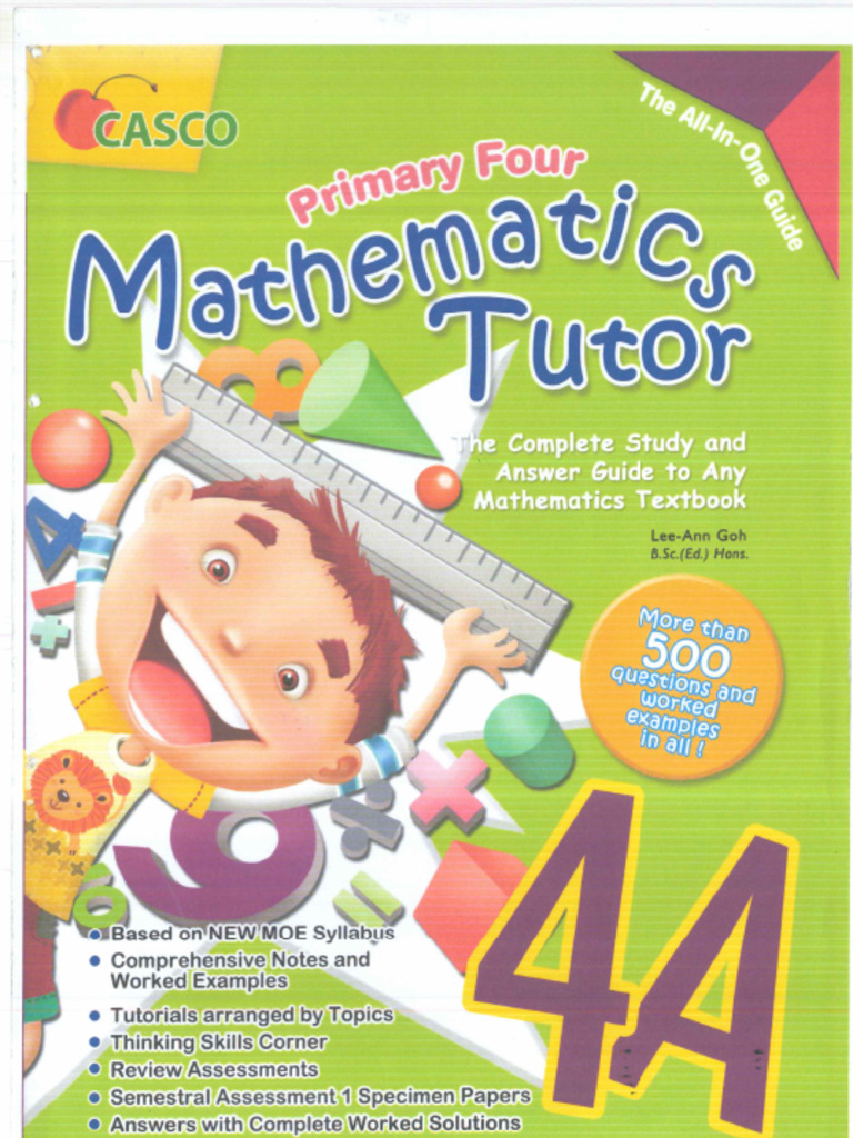 Casco Mathematics Tutor Primary 4A | PDF