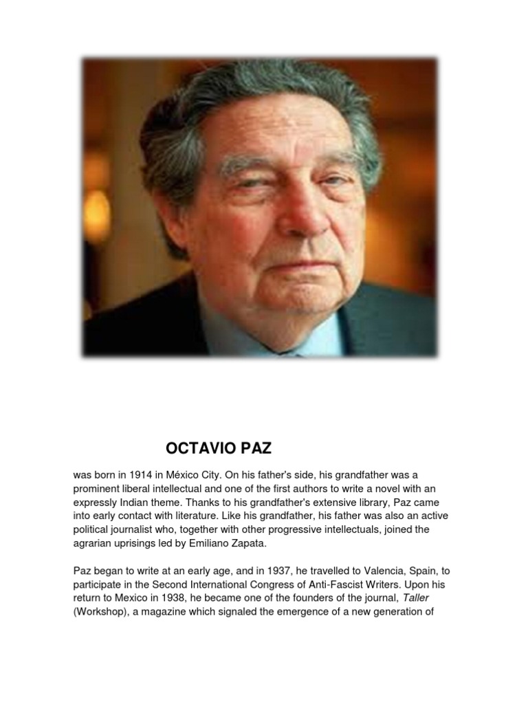 Octavio Paz | PDF | Works | Poetry
