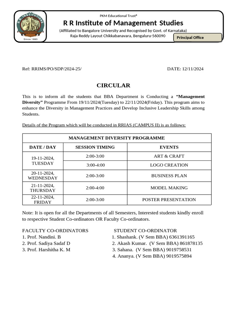 Circular | PDF