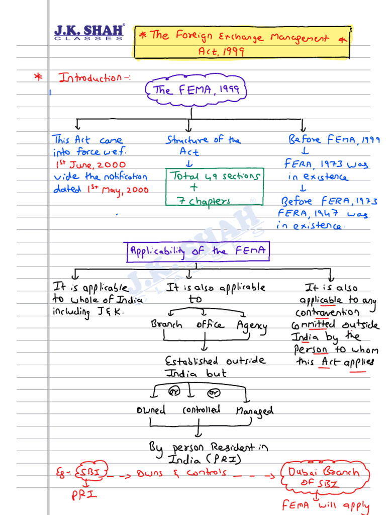 FEMA Part 1 CA Inter May 25 | PDF