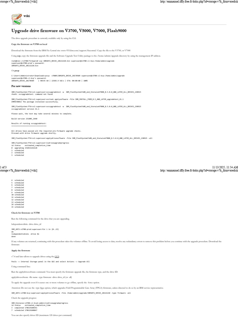 Upgrade Firmware for IBM Storage Drives | PDF | Computer Architecture ...