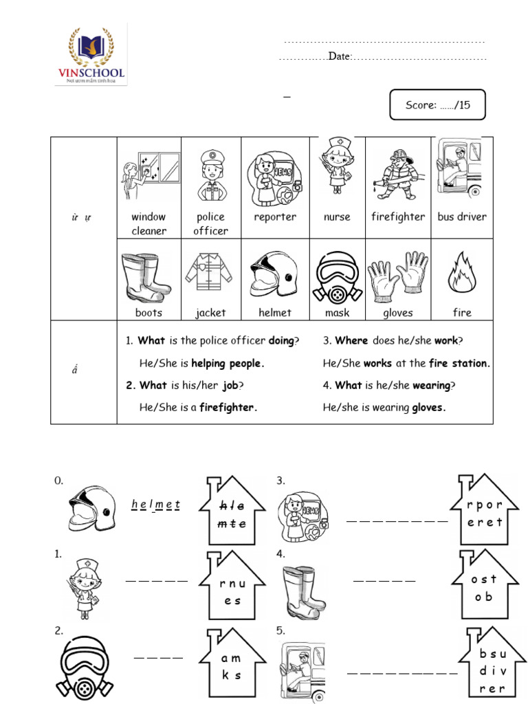 S2.W5.U3.1 Weekly Worksheet (Phieu Cuoi Tuan) | PDF