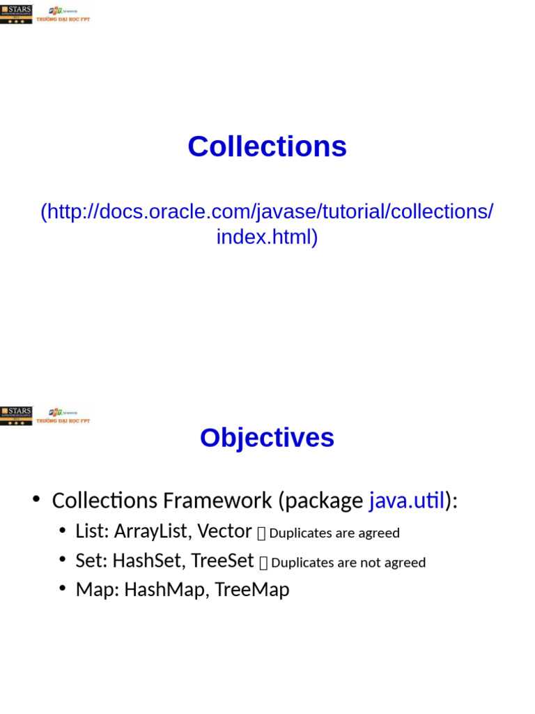 Java Collections Framework Overview | PDF | Algorithms And Data ...