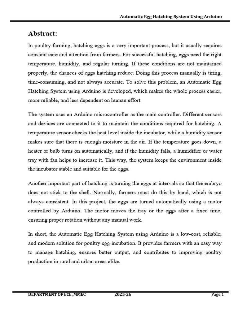 Egg hatching | PDF | Humidity | Chicken