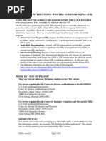 FDA Form 3514 Download Instructions | PDF | Food And Drug ...