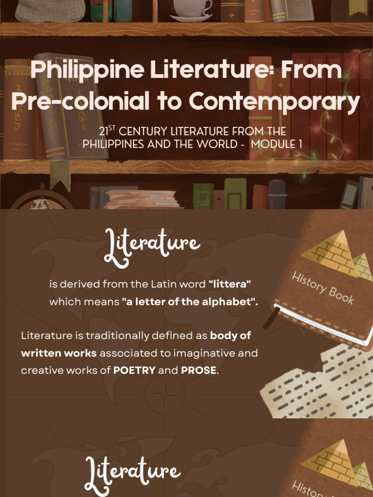 Week 1-Philippine Lit. History | PDF | Narrative | Poetry