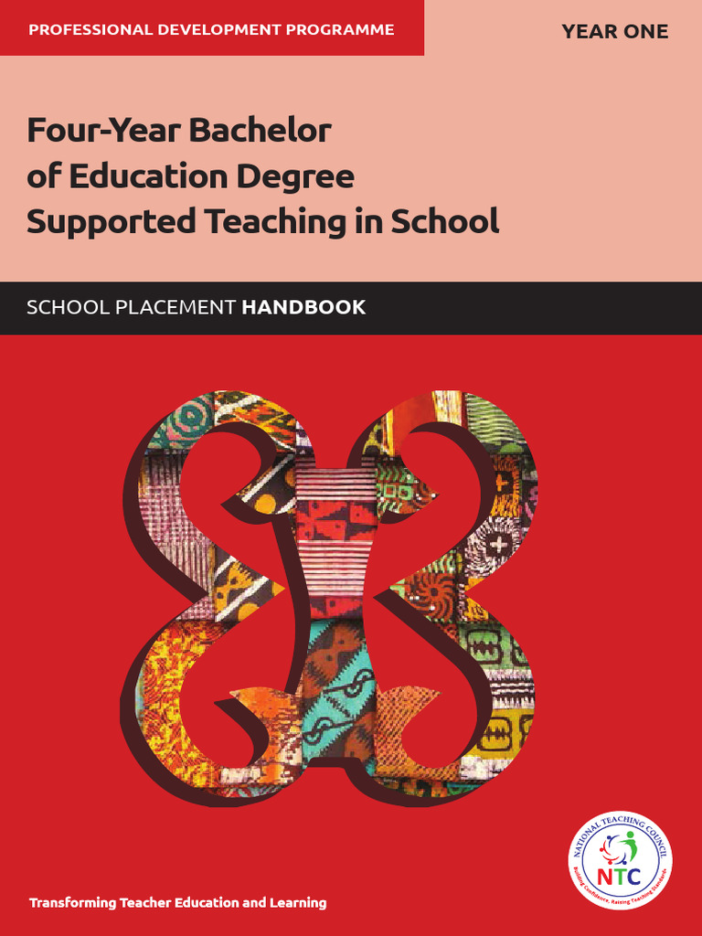 School Placement Handbook-4 Year Bachelor of Education Supported ...