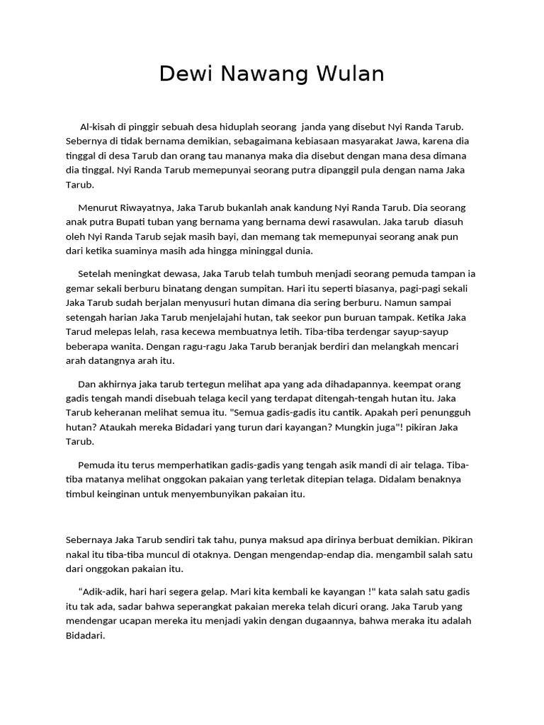 Dewi Nawang Wulan | PDF