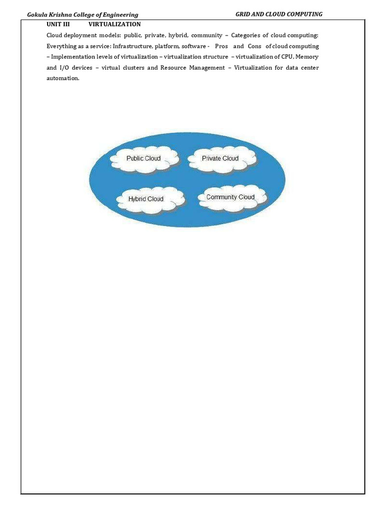 Unit 3 GCC | PDF | Cloud Computing | Virtual Machine