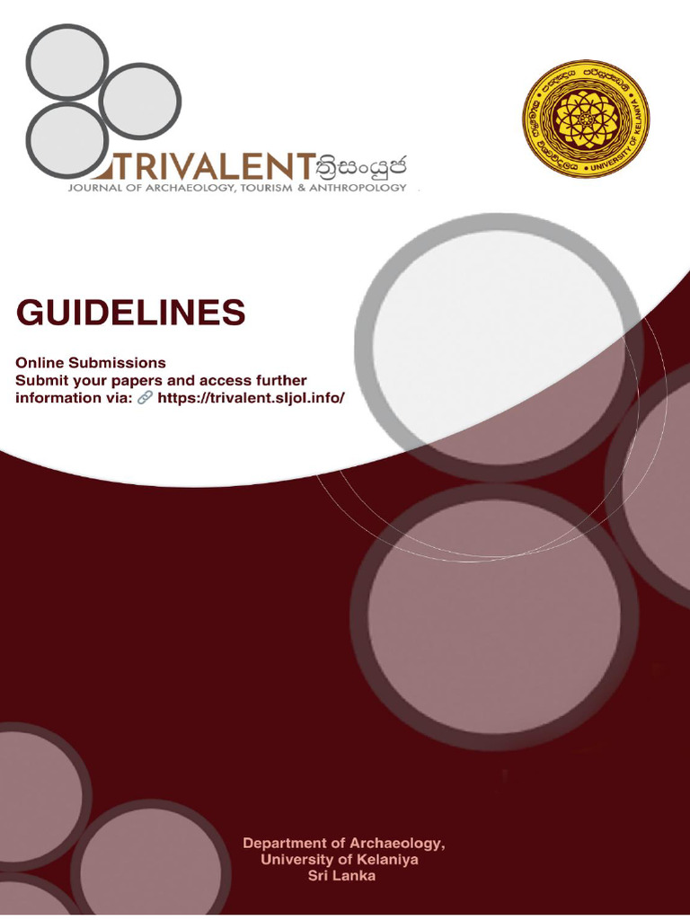 Trivalent Journal: Archaeology & Tourism 2024 | PDF | Methodology | Science